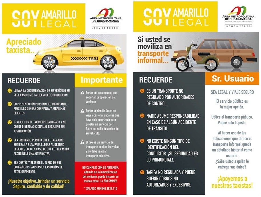 Calcomanía de TAXI LEGAL será revisada los días martes y miércoles en ...
